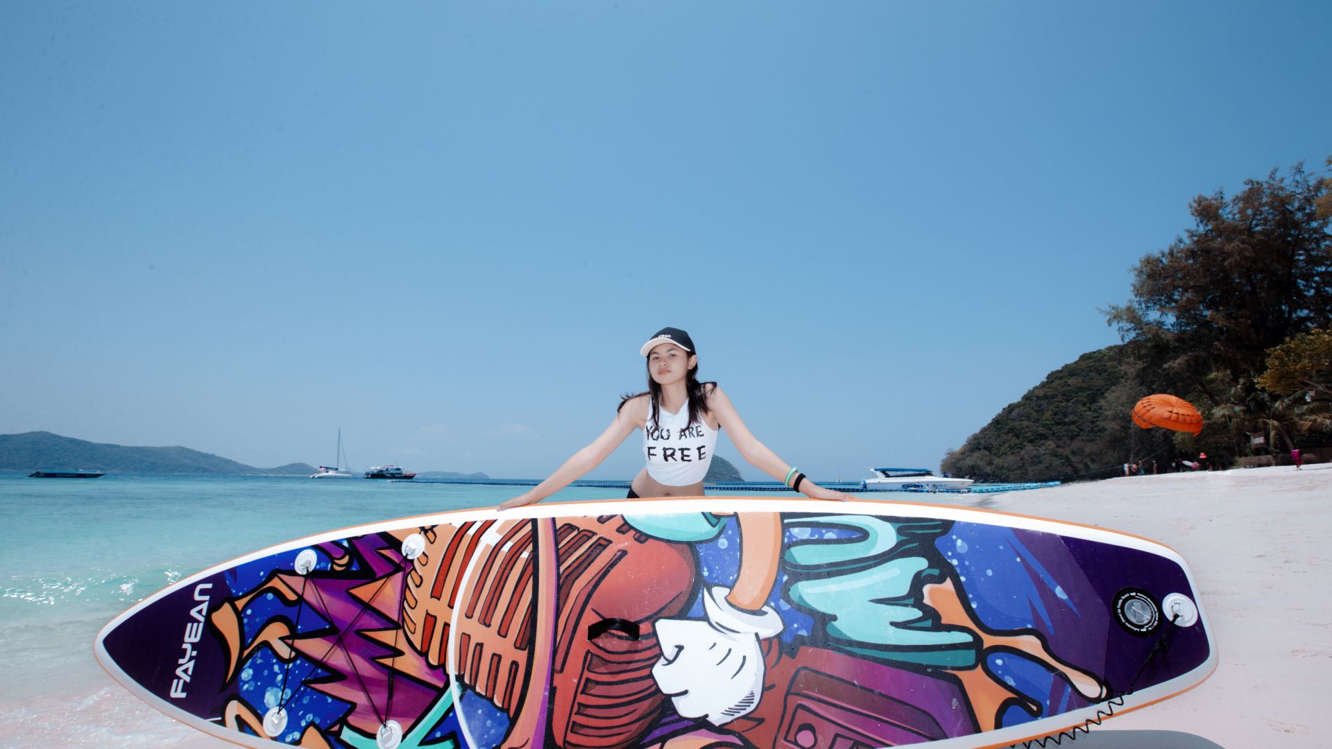 Phuket Racha and Coral Island, Kahung Beach By Sailing Catamaran ...